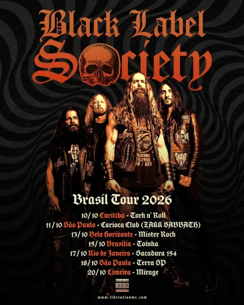 Black Label Society anuncia nova turnê no Brasil em outubro - METAL NA LATA